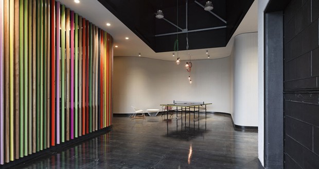 Office space by MAKE Architecture is transformed by colour and ...