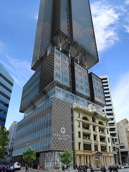GHD Woodhead’s boxy Adelaide tower dwarfs heritage facade ...