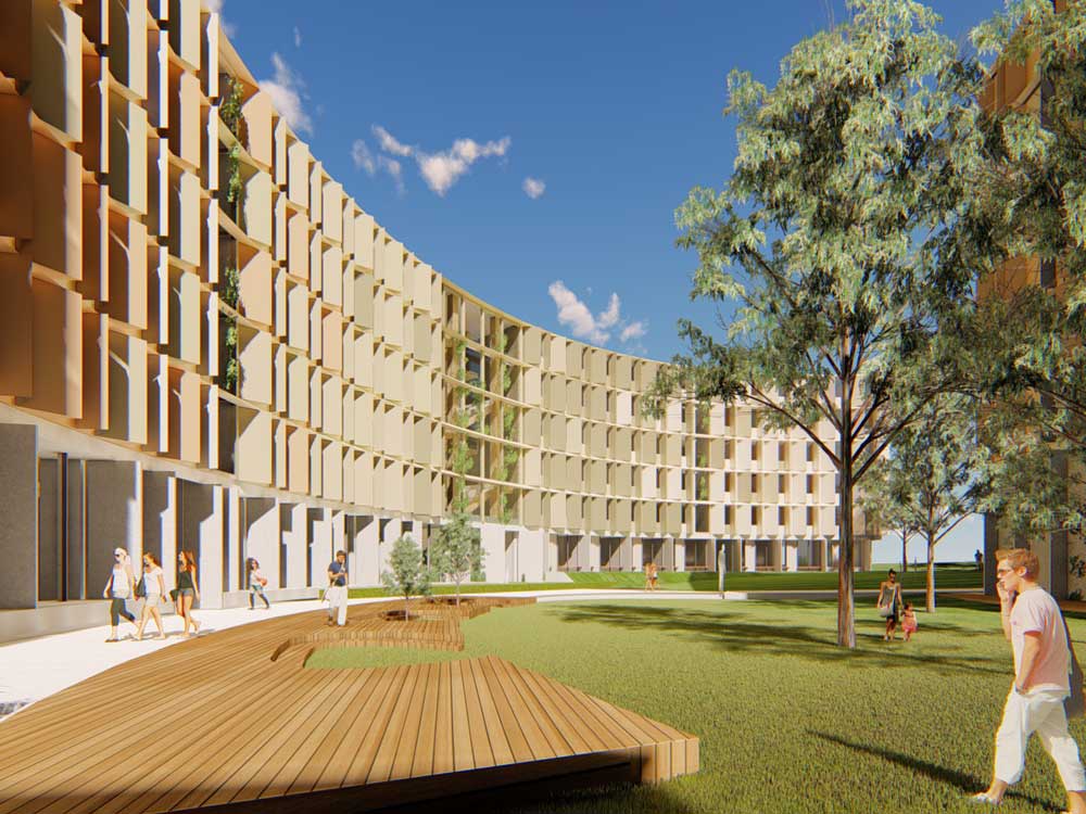 Work begins on JCB-designed sustainable student accommodation at La ...