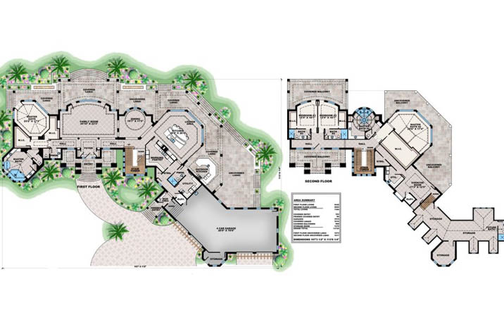 Mansion Floor Plans With Dimensions