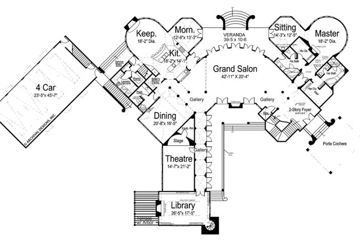 Mansion Floor Plans With Dimensions