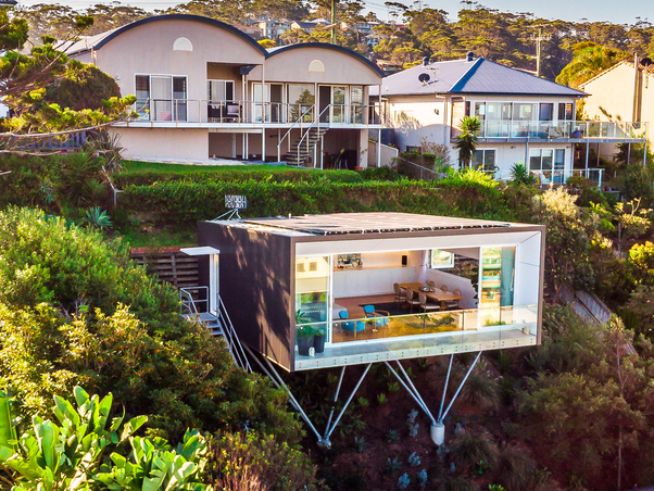 Sustainable “hovering cube” architecture defies gravity | Architecture ...
