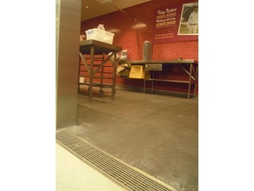 ACO drainage channel system with anti-slip grates at Coles, Lithgow ...