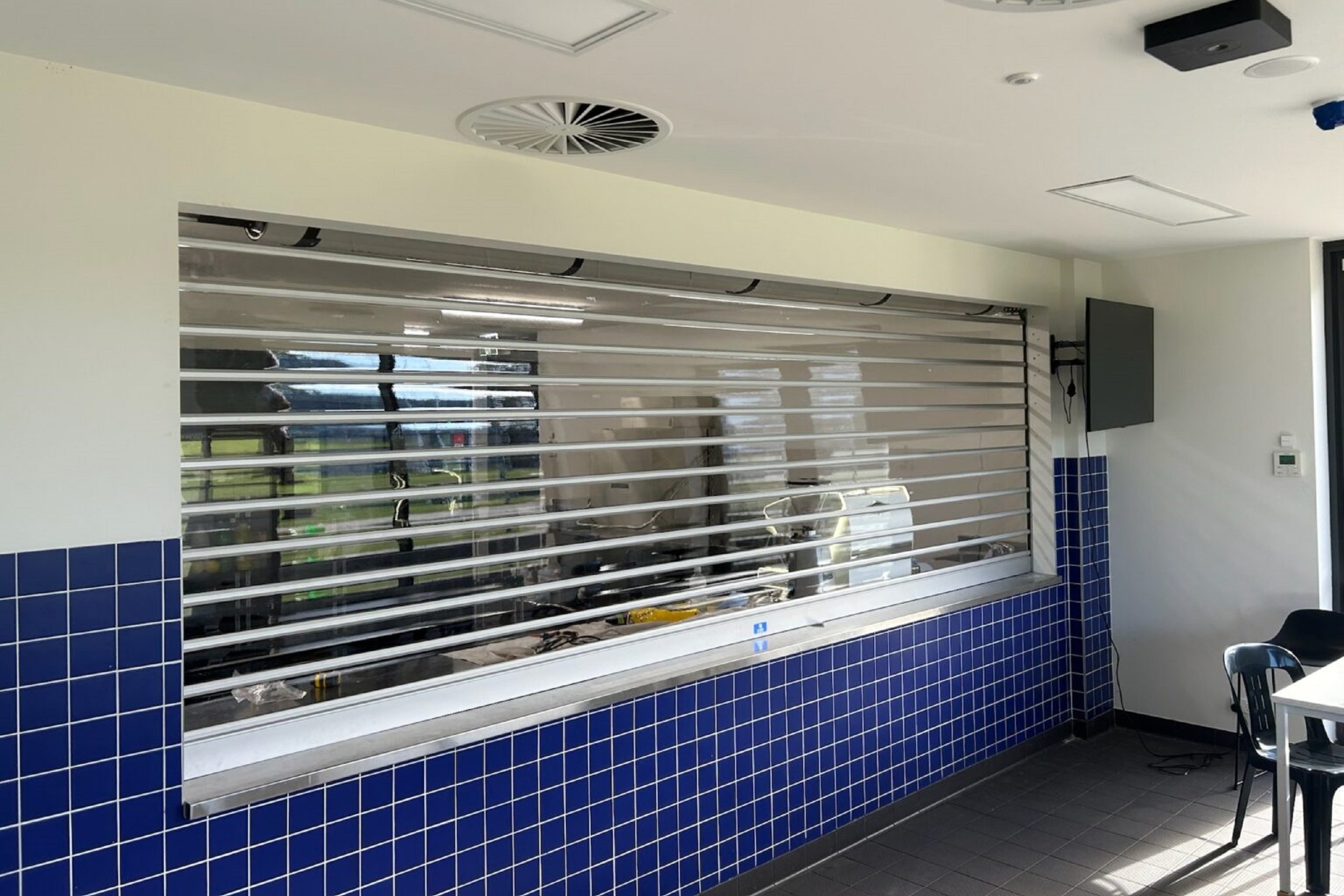 ATDC's aluminium roller shutter delivers extra security to college canteen | Architecture & Design