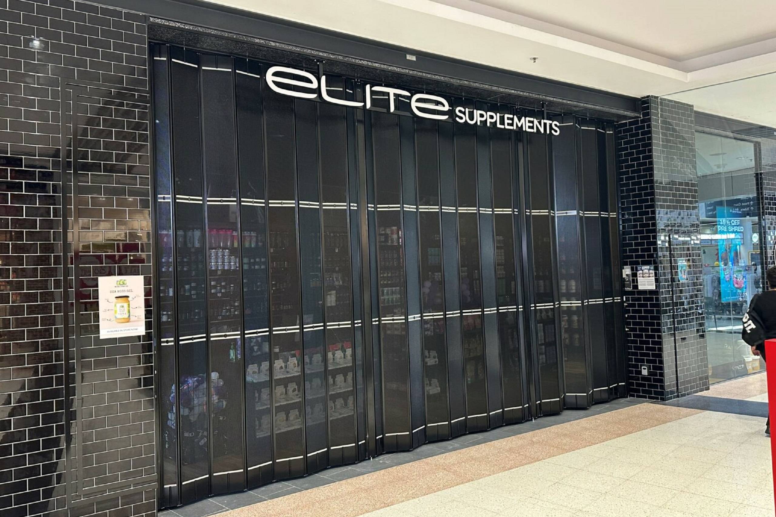 ATDC’s folding closures and doors secure Elite Supplements tenancy ...