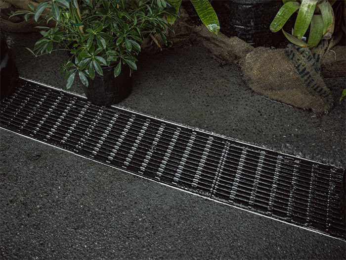 Plastic Channel Drain: 100 Percent Recycled Plastic | Architecture & Design