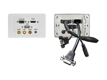 Audio Visual Wall Plates from Dueltek Distribution | Architecture & Design