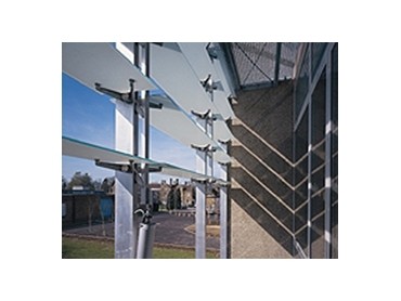 Automatic sun tracking solar shading louvre systems available from Colt ...