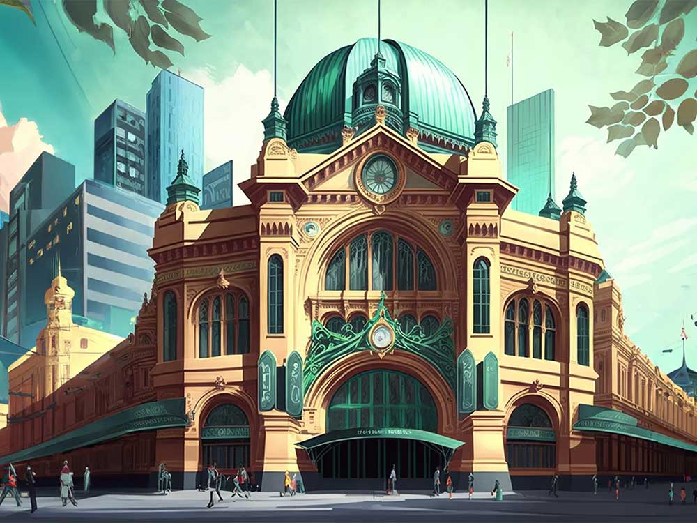 Bates Smart reimagines Australian landmarks with AI at Melbourne Design ...