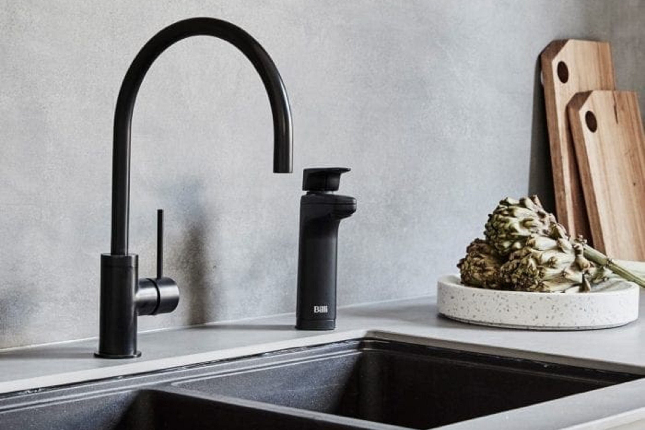 Choose your dispenser style and finish for Billi’s kitchen sink faucets ...