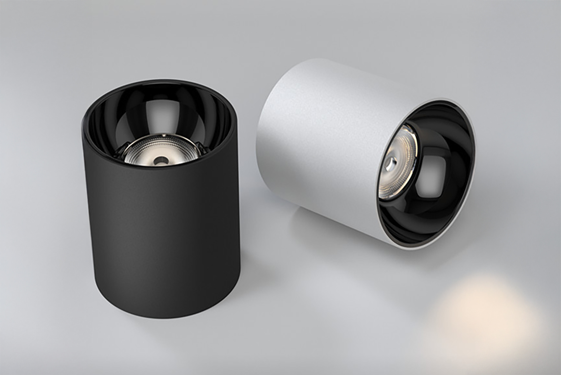 Surface Mounted LED Downlights: Fixed & Adjustable Ceiling Lighting | Architecture & Design