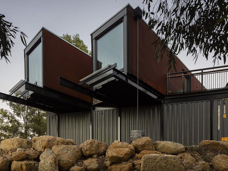 Shipping Container Cellar