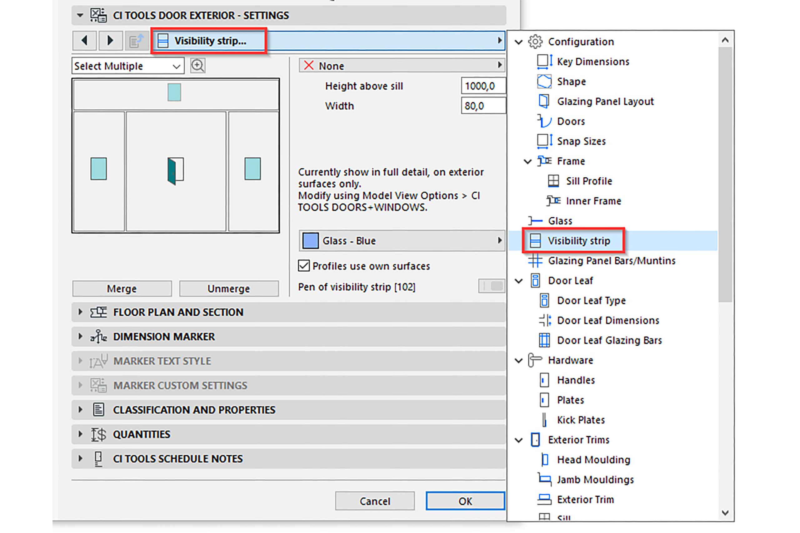 Adding more value to Archicad with Ci Tools: Visibility Strips for ...