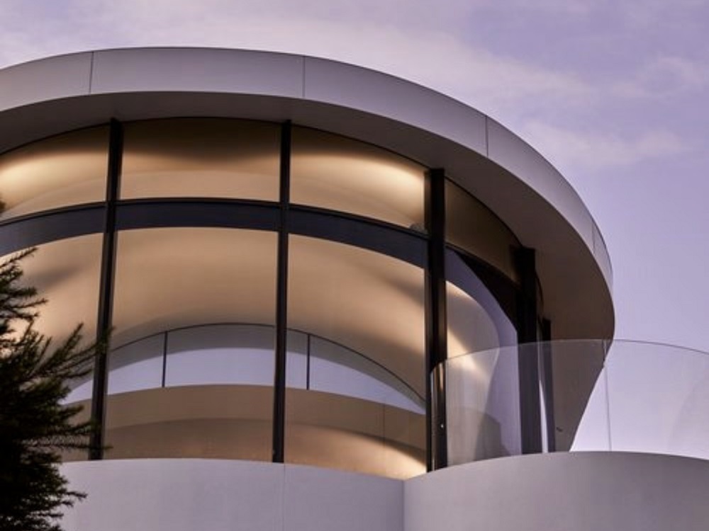 Curved Window Facade