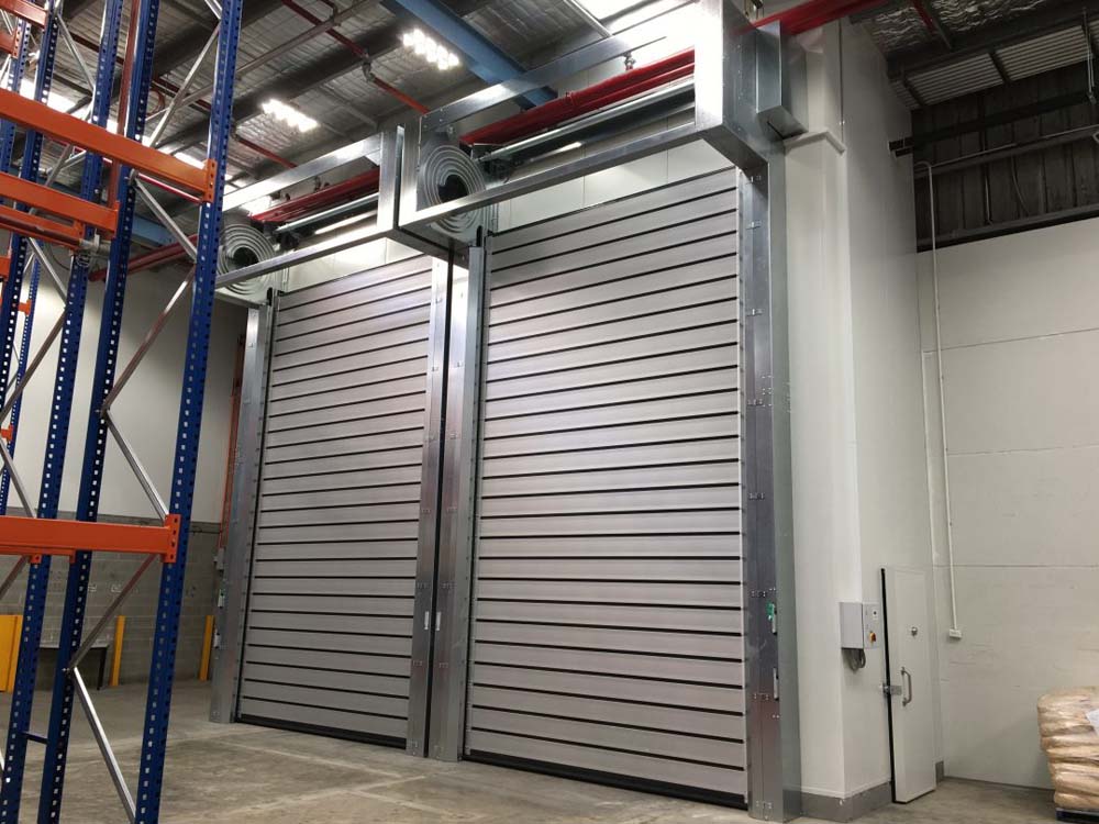 Efaflex insulated roll doors meet the brief at chiller enclosure ...