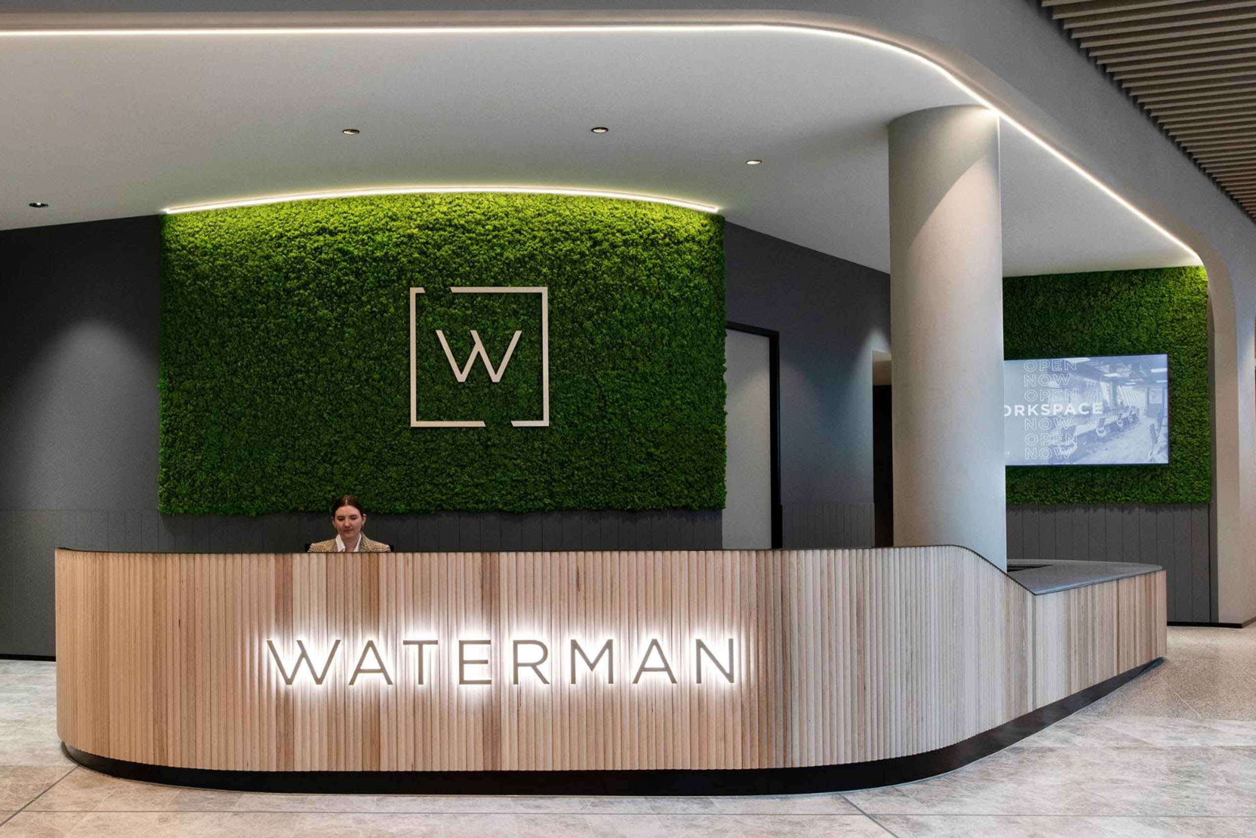 Easycraft Contours Tasmanian Oak Lining Boards Redefine Workspace Design At Waterman Eastland