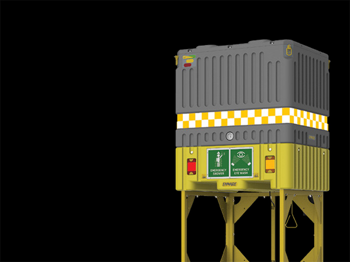 Emergency tank showers | Architecture & Design