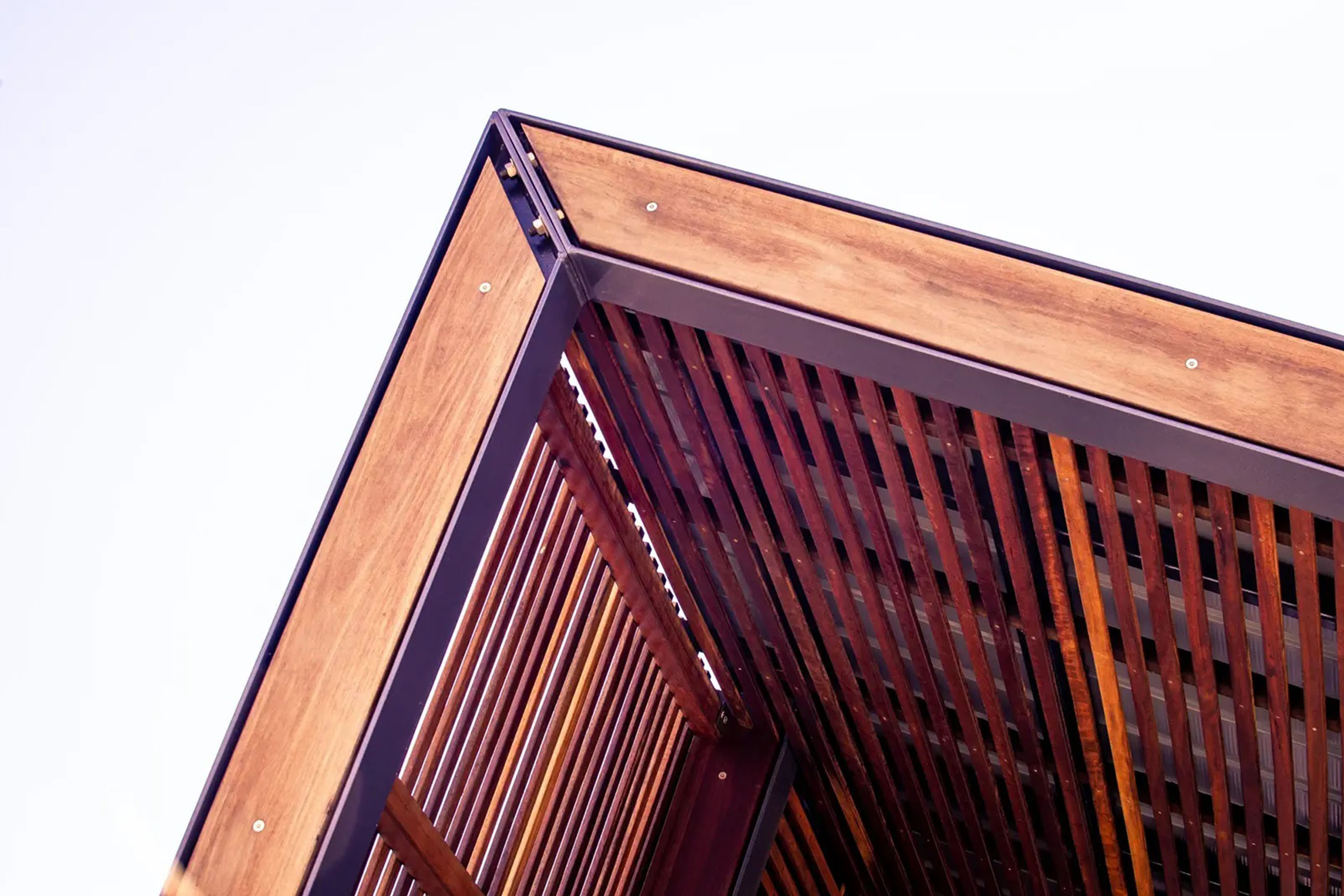 Creating cooler outdoor structures with hardwood timber for public ...