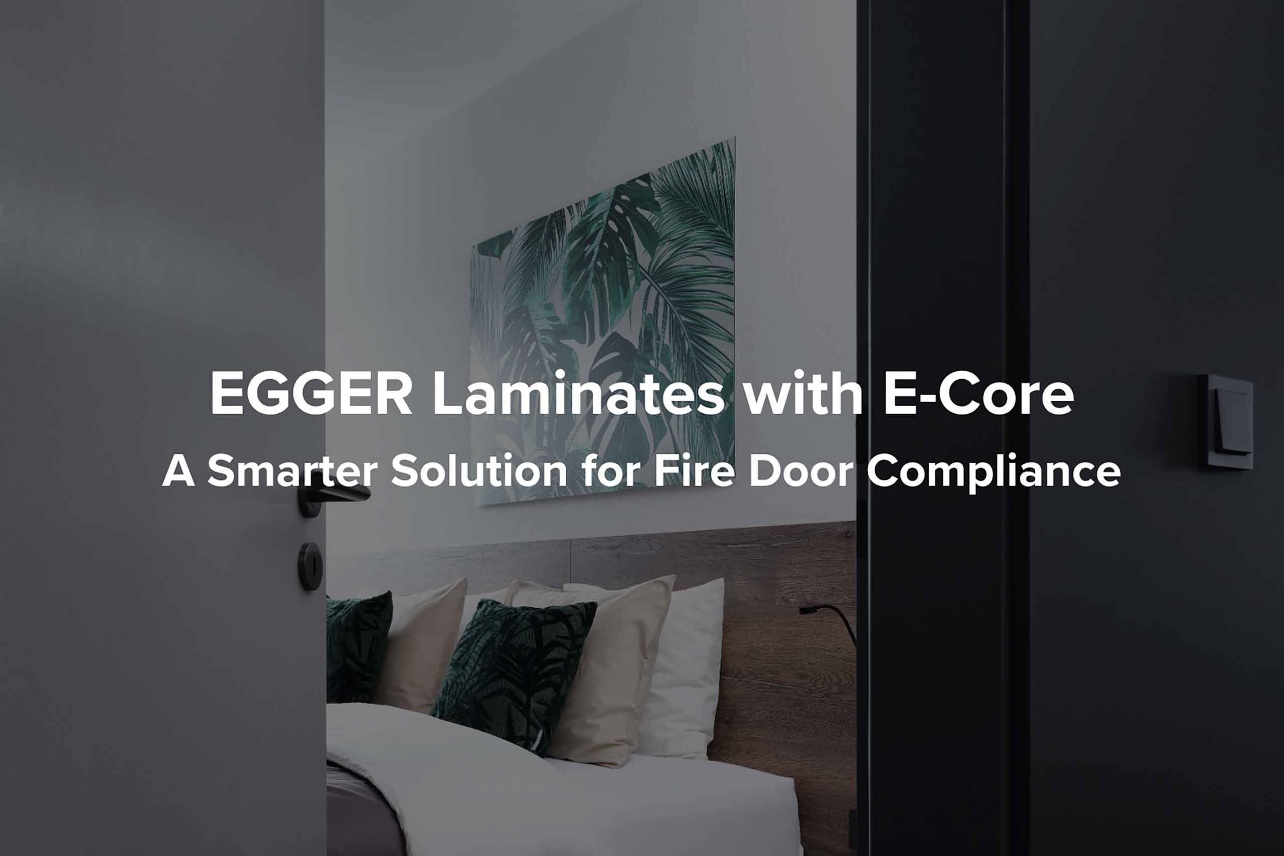 Fire Door Compliance: EGGER Laminates & E-Core | ForestOne ...