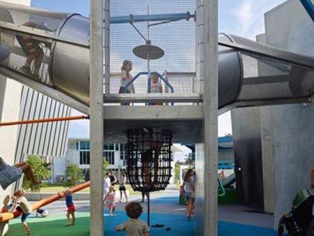 Award-winning urban playground in Brisbane features custom ...