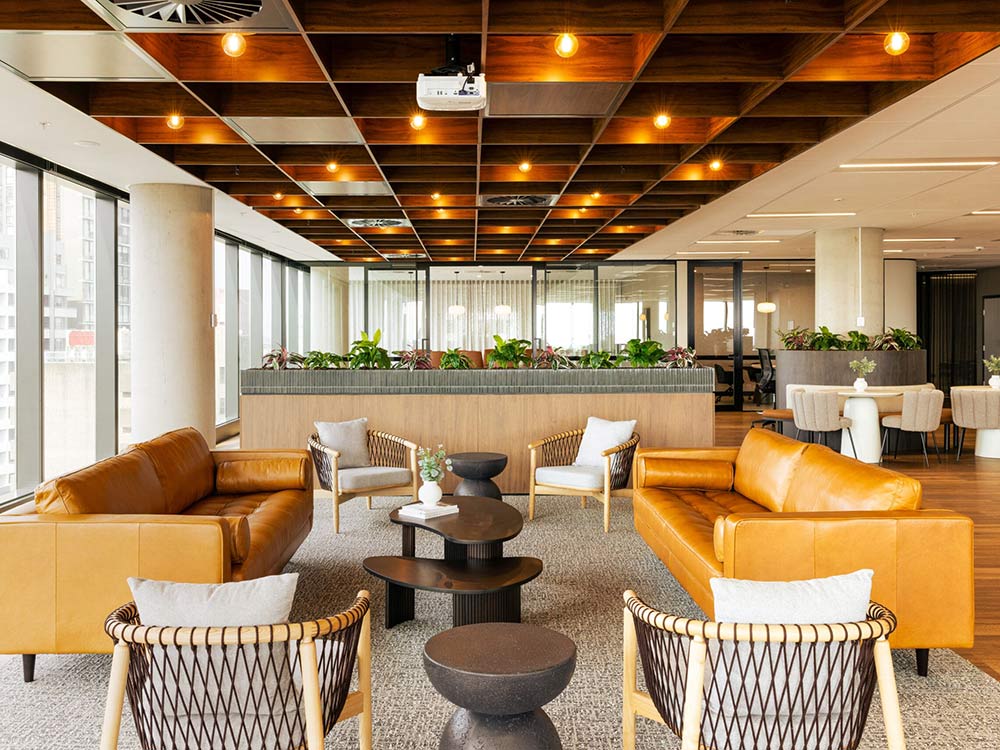 How a geometric ceiling can give your office fitout a modern boost ...