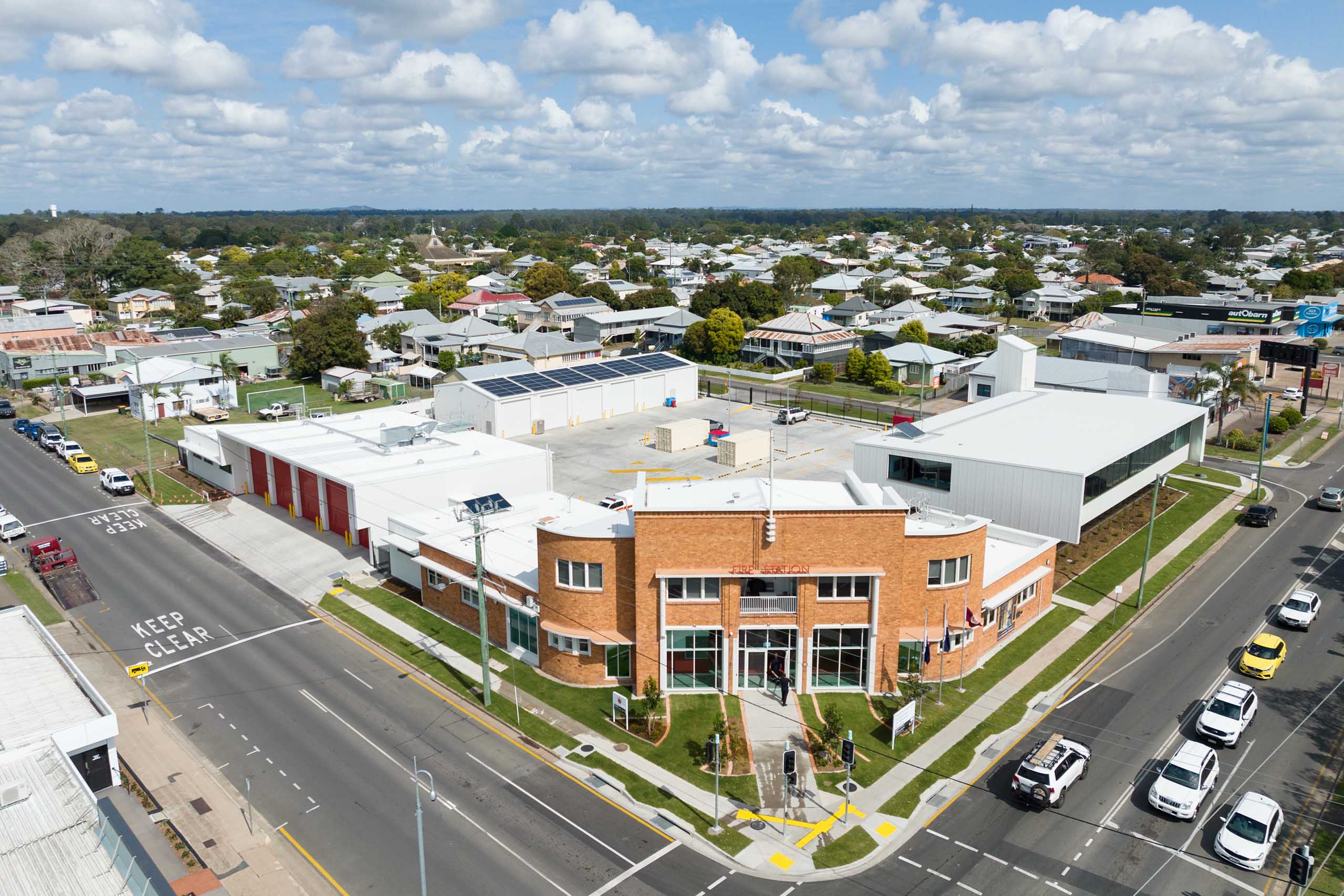 Mass timber fire station in Queensland takes out international Built by ...