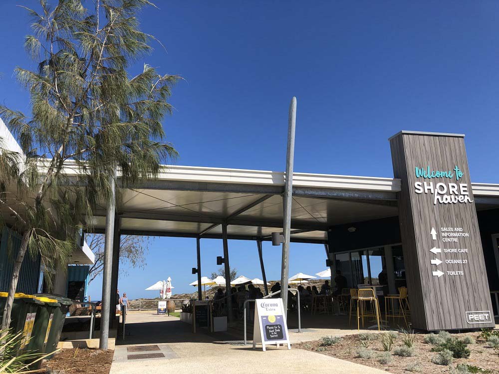 Askin panels create spectacular roofline on Oceans 27 Cafe in Perth ...