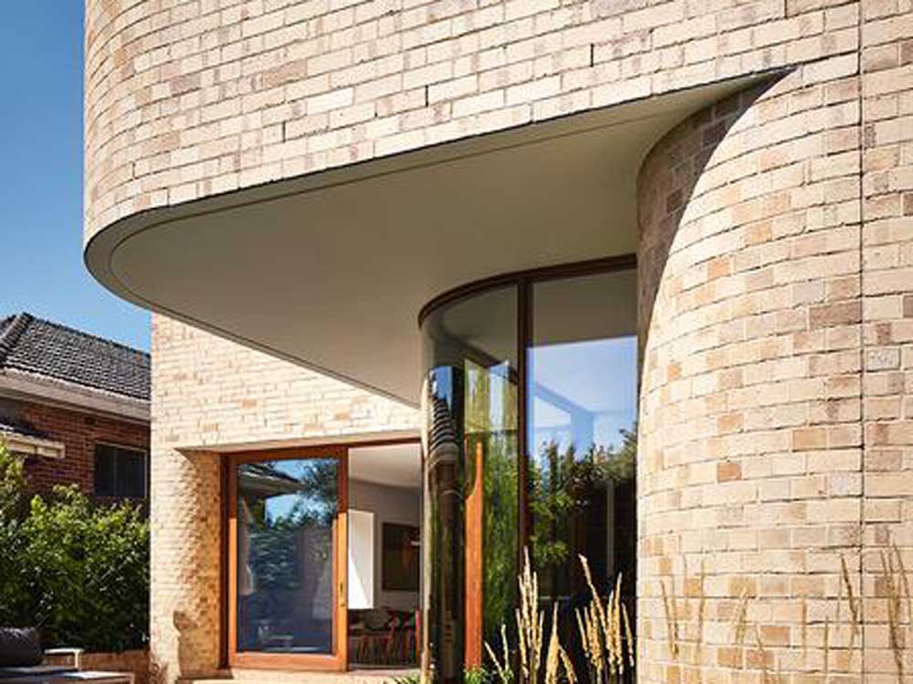 Art Deco Designed Bricks Playful Art Deco Makeover Of A Canberra