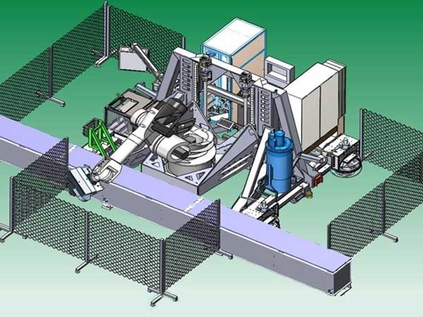 ATDC safety barriers restricting access to heavy plant and machinery ...