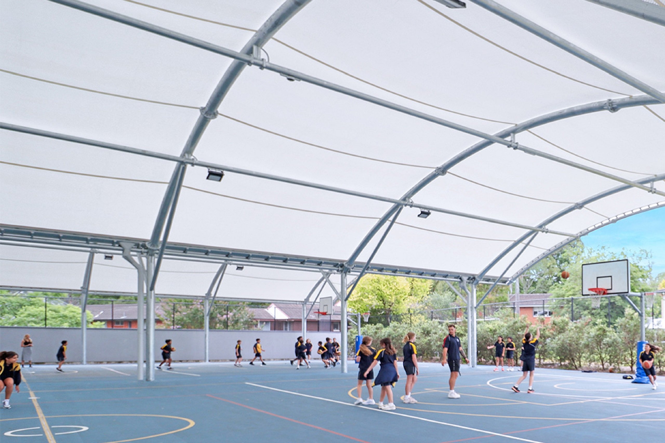 How tensile membrane shade structures deliver safety and comfort by ...