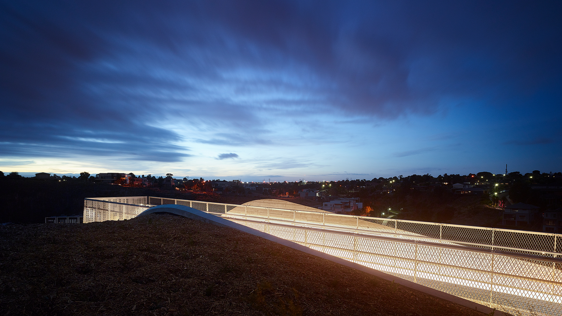 Valley Lake Lookout references the area's industrial past ...
