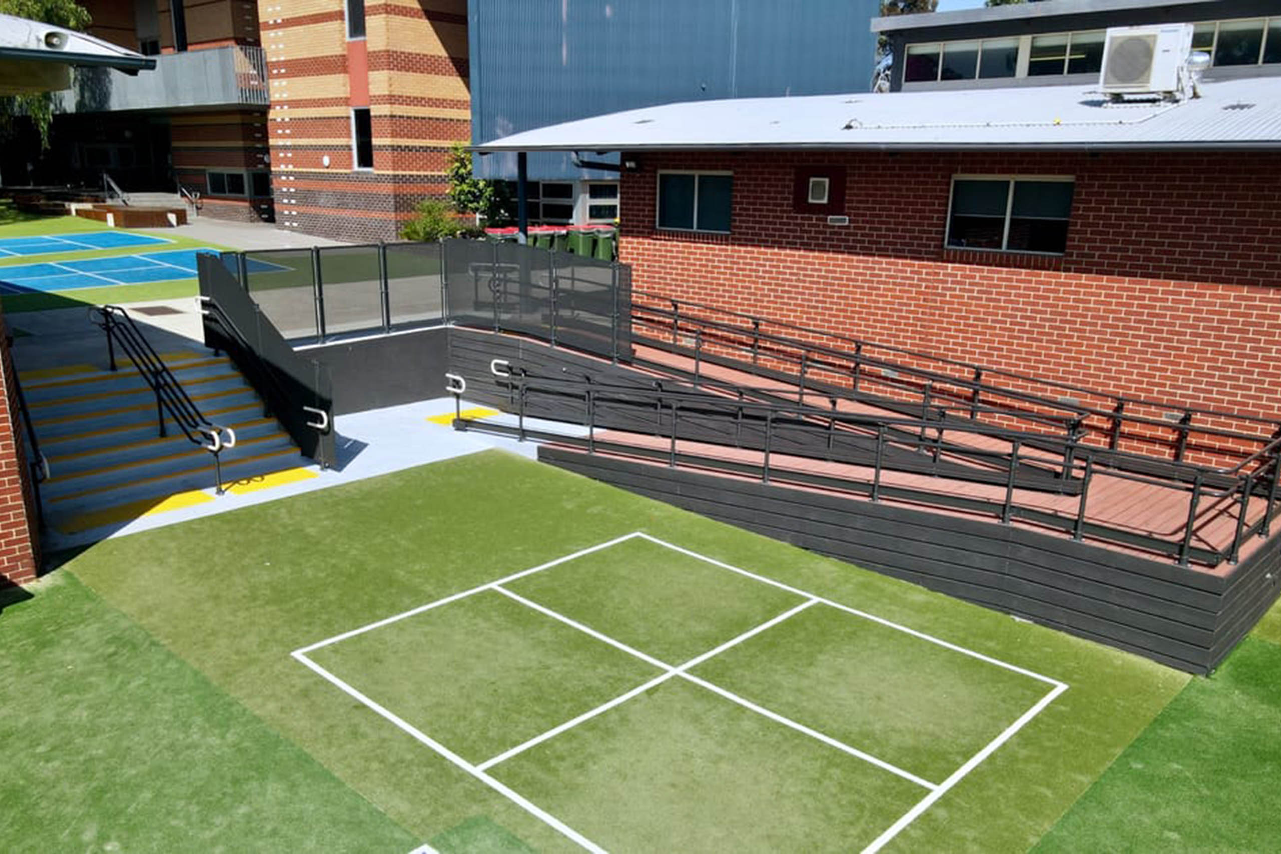 Perforated infill panels add aesthetic element to Moddex balustrades at ...