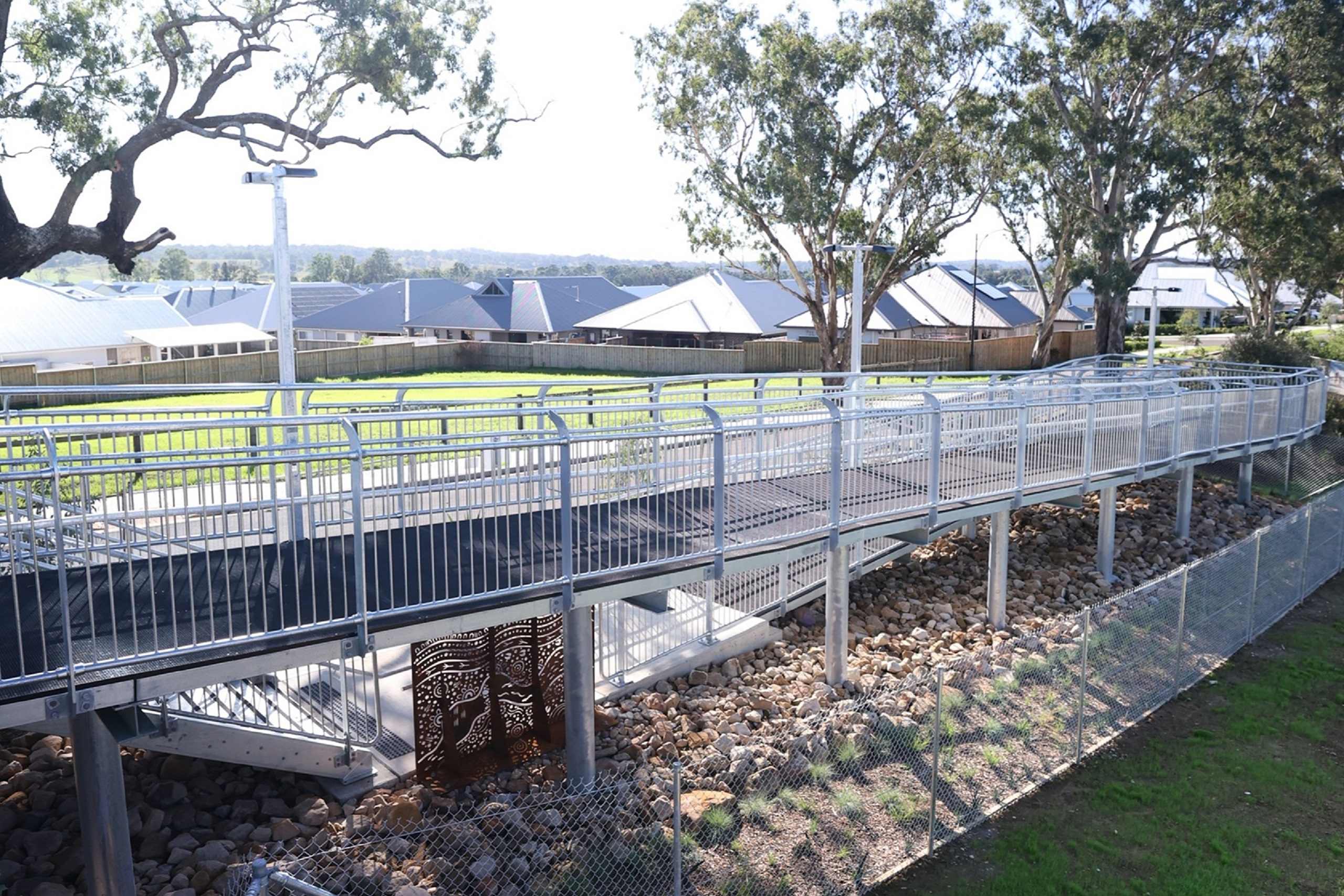 Bridgerail™ bridge barriers installed for Menangle Pedestrian Bridge ...