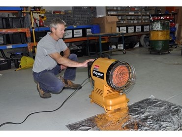 New infrared heater portable heater for hire from Kennards ...