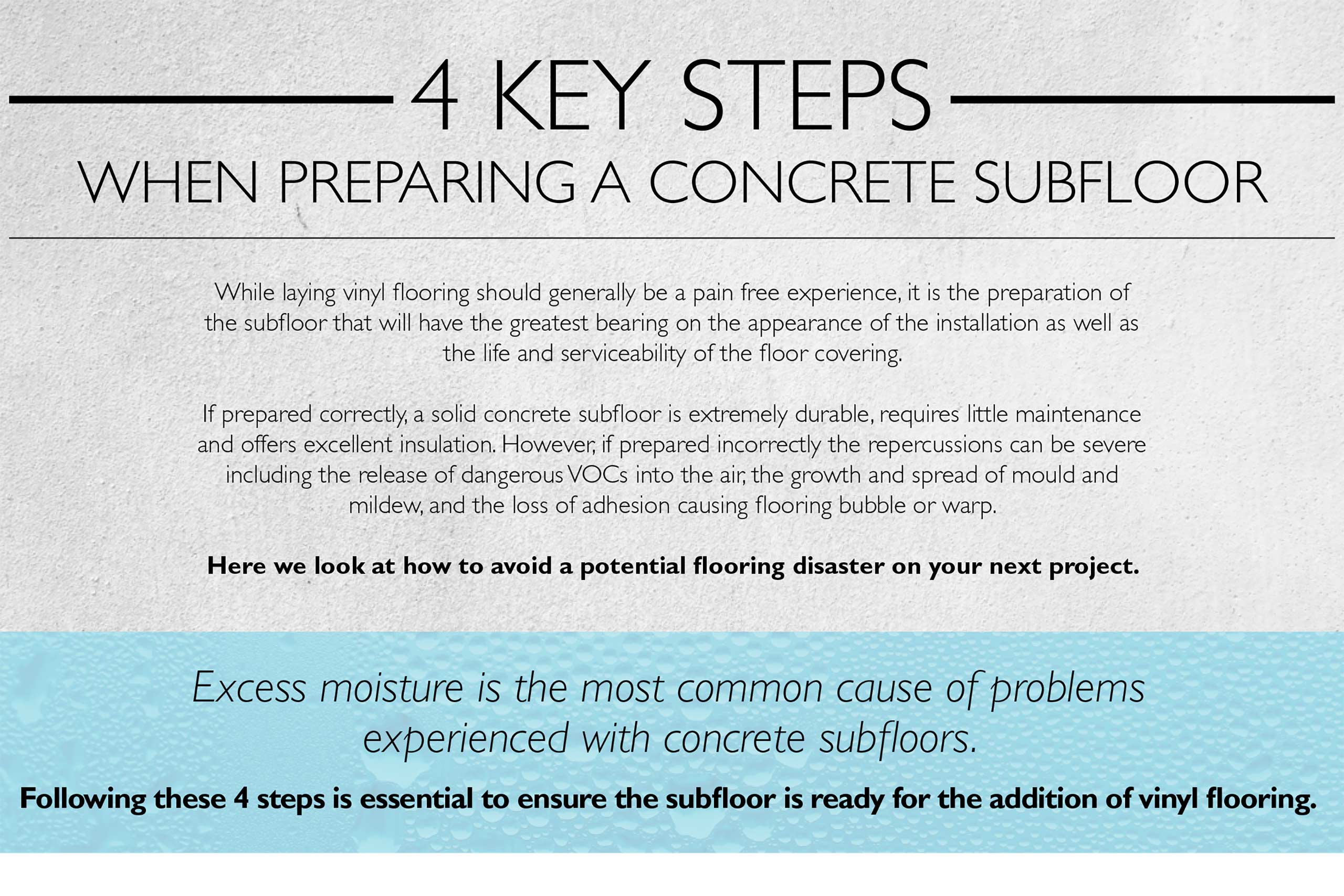 4 key steps when preparing a concrete subfloor | Architecture & Design