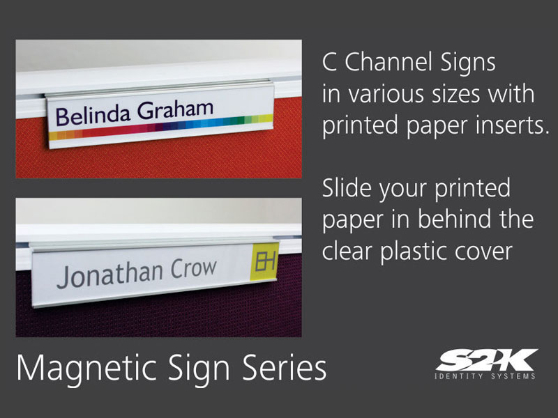 Workstation Sign Series – Modular, Updateable sign system by S2K ...