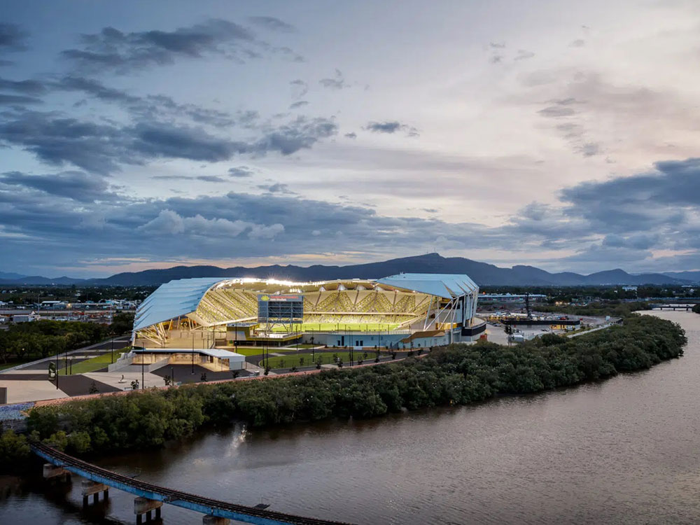 UniCote Coastal brings to life roof design vision at Townsville stadium | Architecture & Design