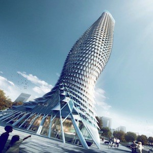 Fish-shaped observation tower designed for China's Riviera District ...