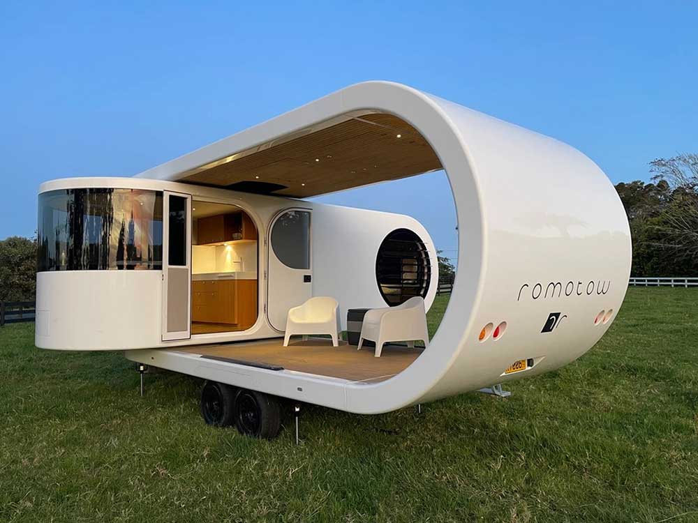 Glamping in style – in the new architect-designed Romotow rotating ...