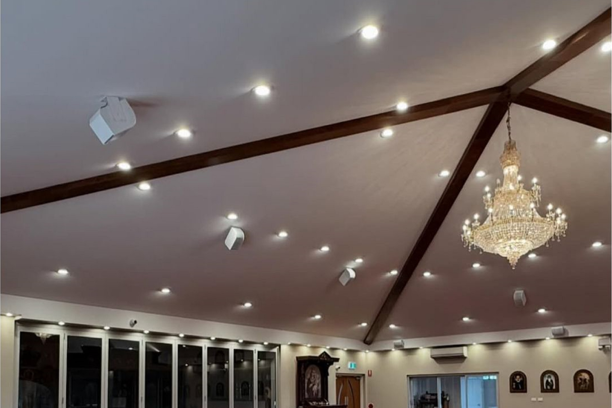 Vaulted ceiling created with Rondo KEY-LOCK® Concealed Ceiling System ...