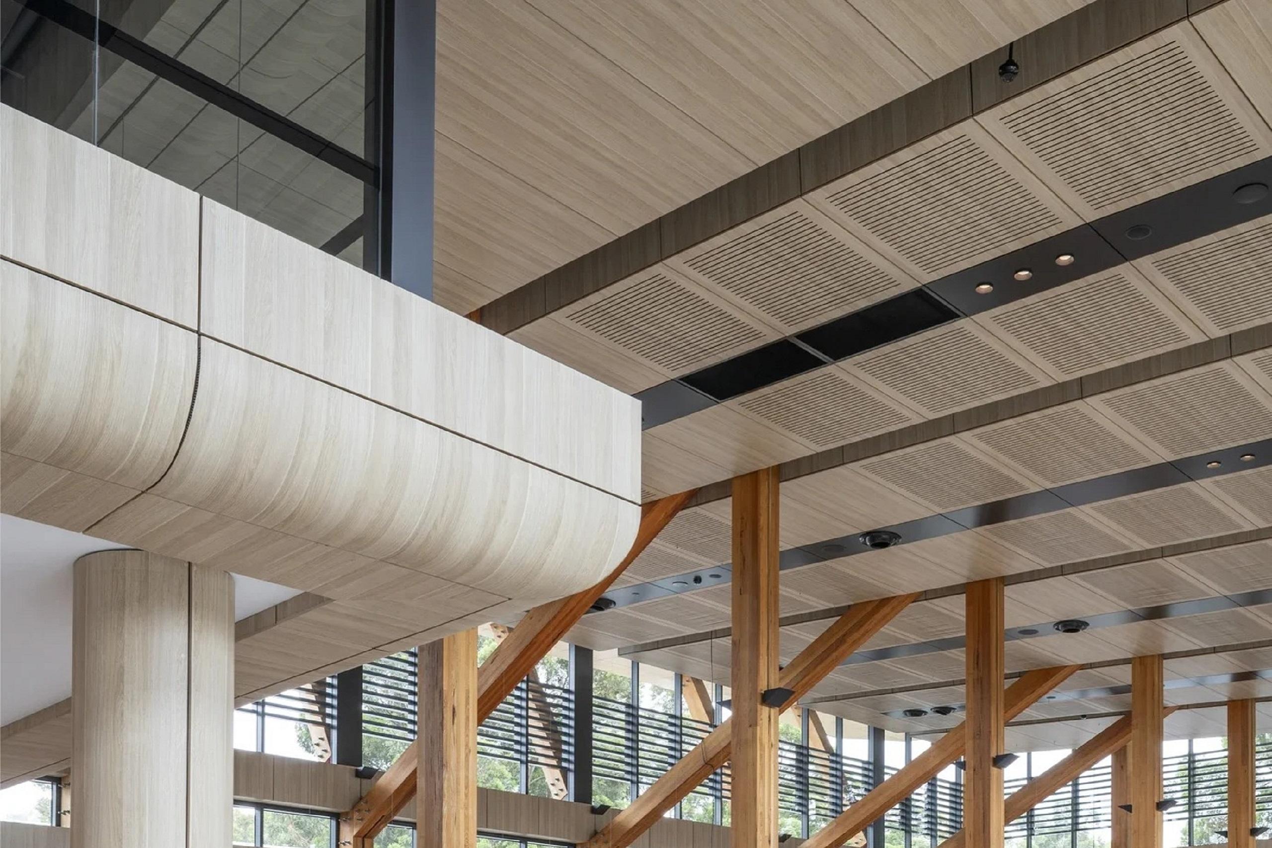 SUPAWOOD panels in American Oak finish bring Lidcombe MS centre to life ...