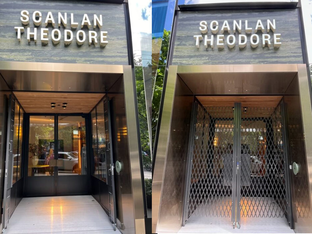 Trendy expandable barriers secure Australian luxury fashion brand’s ...