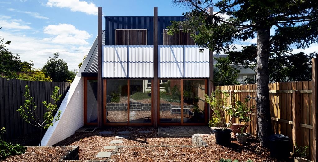 Sydney bungalow extension features asymmetrical gable with oversized ...