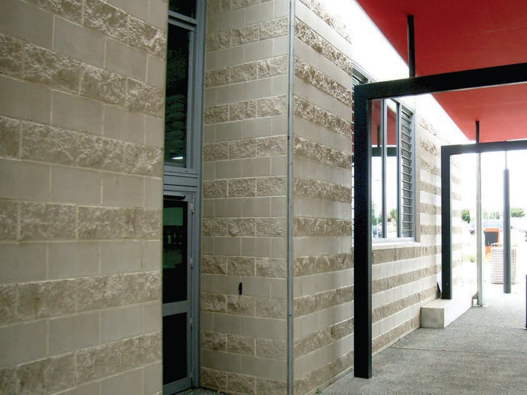 Colored Split Faced Block