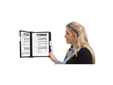 Swinga wall mounted document display systems available from Arnos ...