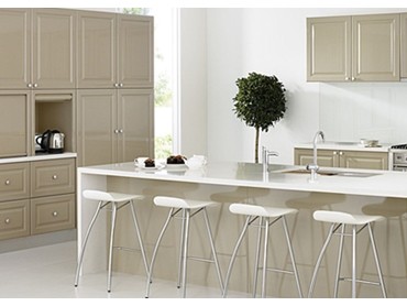 Thermolaminated vinyl and vacuum formed doors at A-Plan Kitchens ...