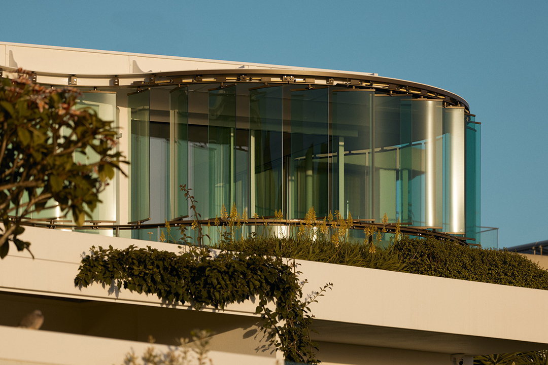 Curved Window Facade
