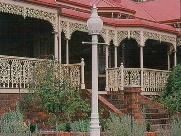 Traditional lion post fencing from Chatterton Lacework | Architecture ...