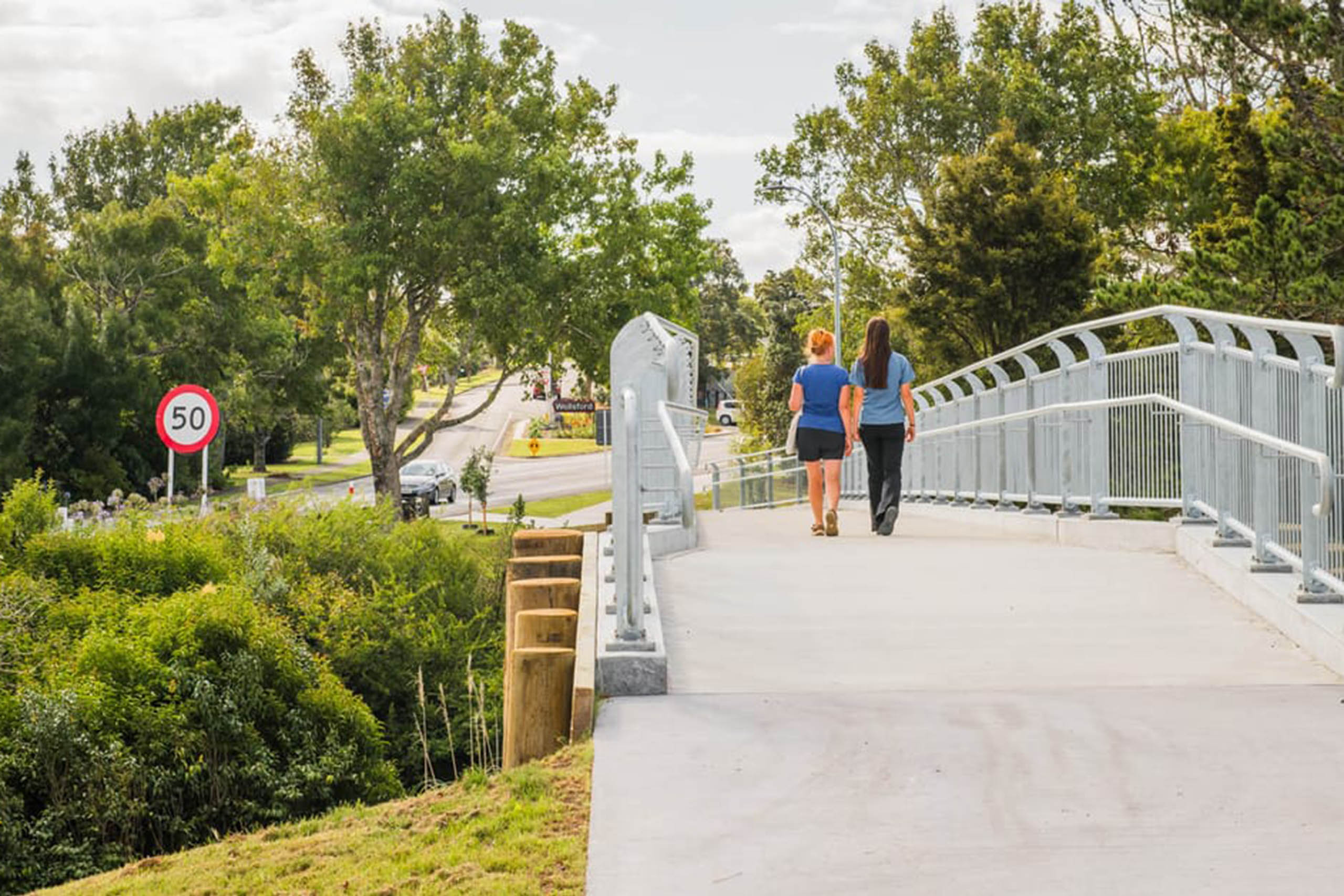 BridgeRail bridge barrier system ensures safe pedestrian access to ...