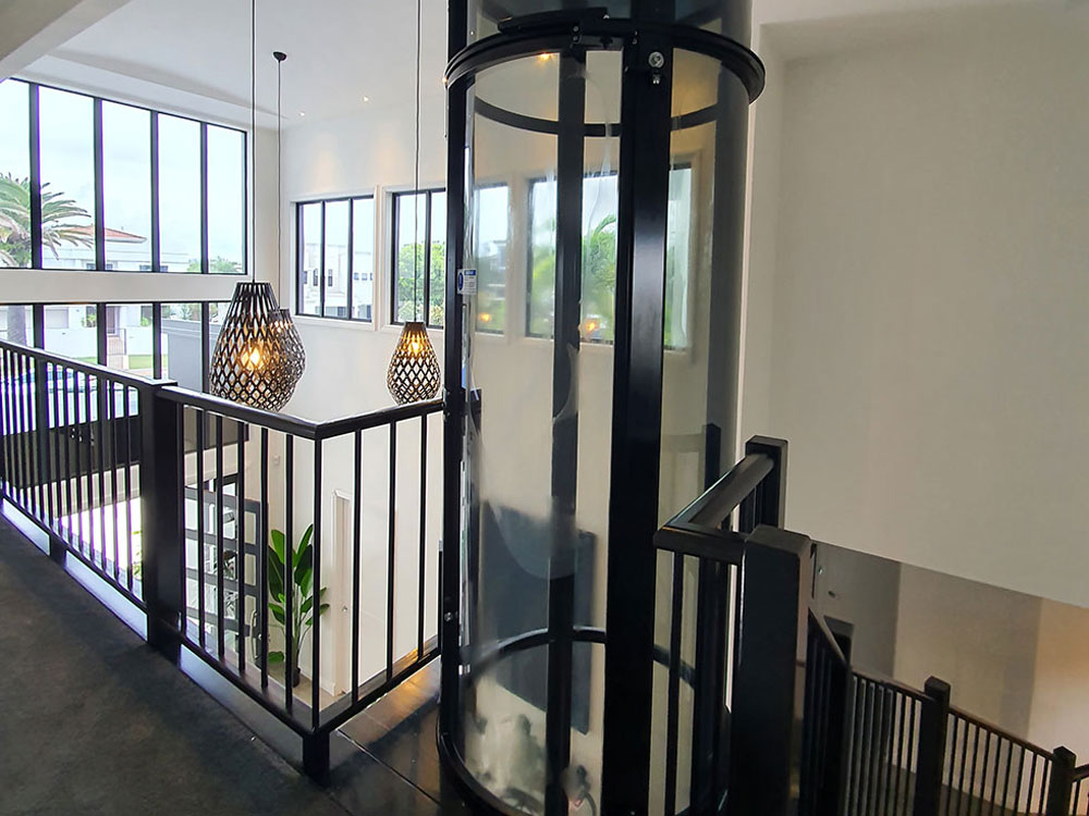 360° degree panoramic home lift offers flexible installation in ...